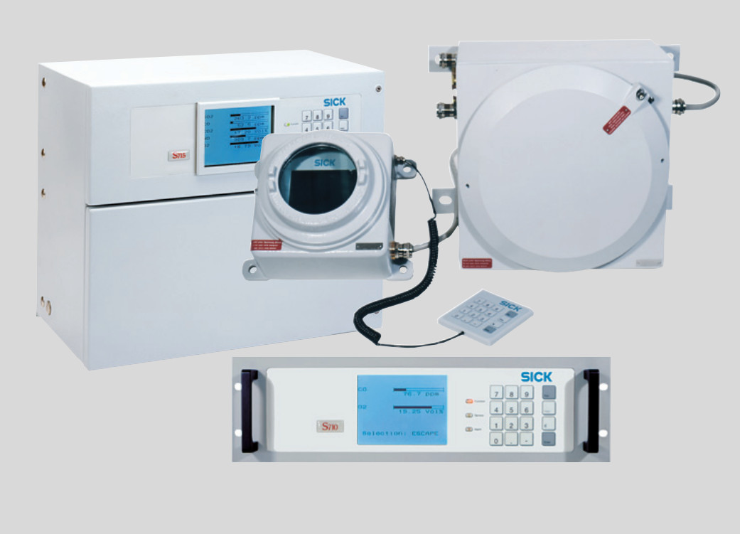 SICK MAIHAK S715 S700 S710 S721 S720 AG HAMBURG CO CO2 ANALYZERS